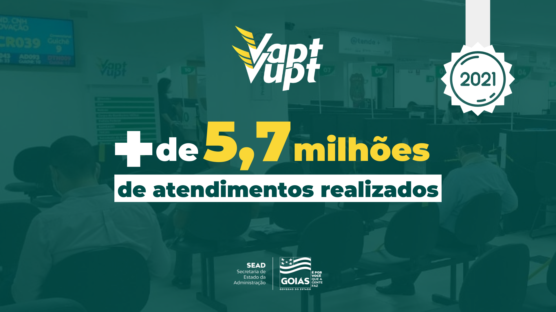 Unidades do Vapt Vupt realizaram mais de 5,7 milhões de atendimentos em ...