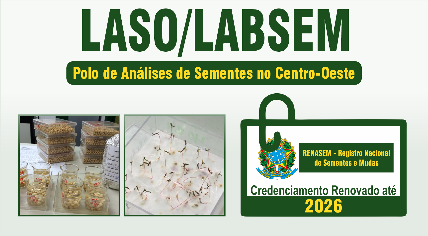 LASO/LABSEM tem credenciamento no RENASEM renovado até 2026 e se firma ...