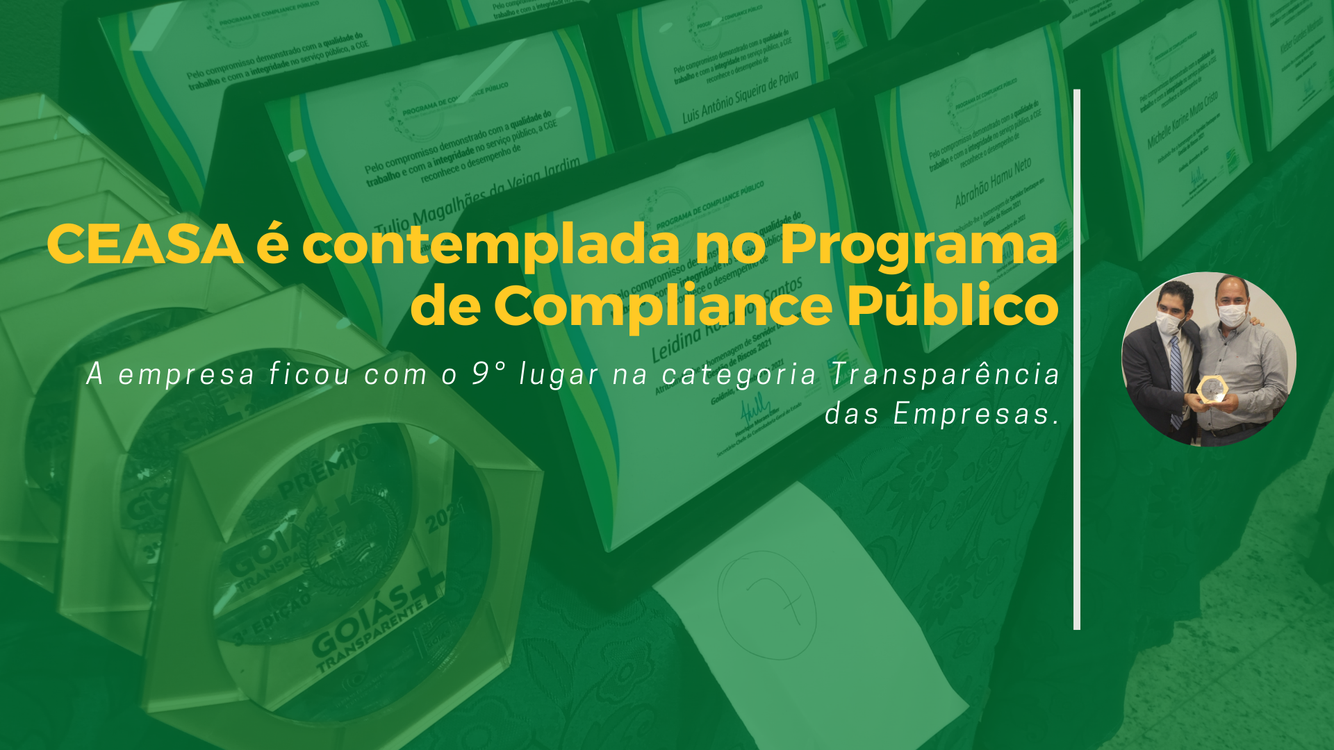 Em 2021, 45 órgãos e entidades participaram da disputa. - Ceasa-GO