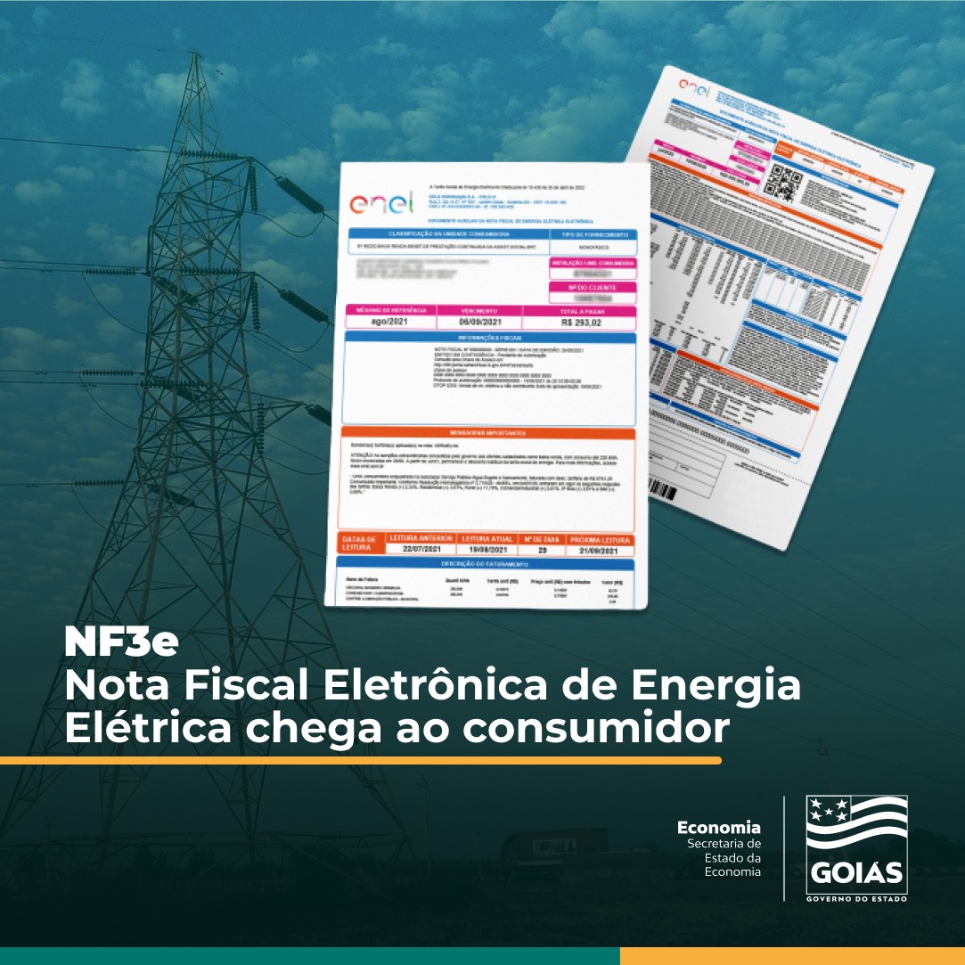 NF3e: Nota Fiscal Eletrônica de Energia Elétrica chega ao consumidor – Secretaria da Economia