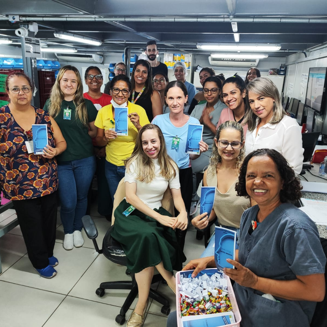 Hugo aborda Janeiro Branco com os profissionais – Saúde