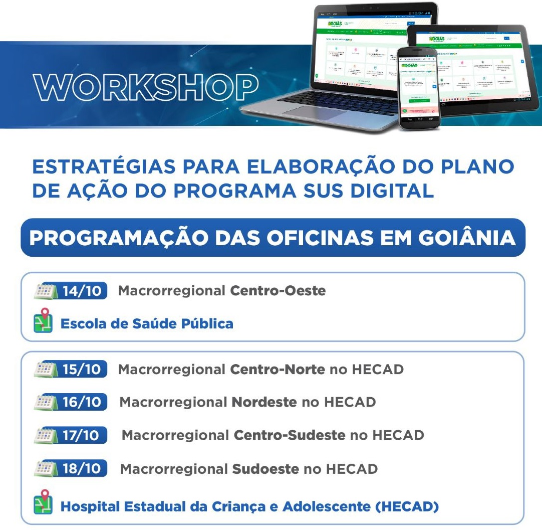 SES realiza workshop sobre Saúde Digital - Secretaria da Saúde